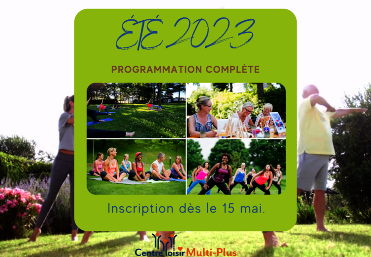 Programmation - Centre Loisir Multi-Plus